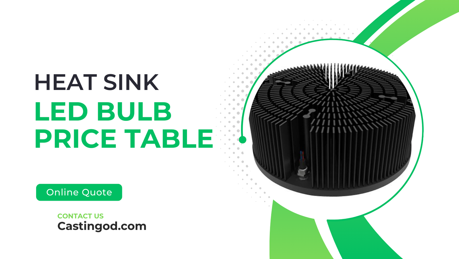 What is LED heat sink? LED With Heat Sink Price 2024